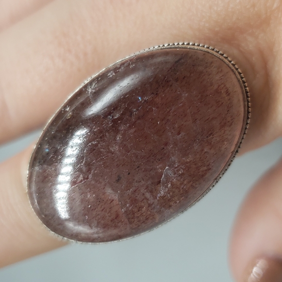 Jewelry | Amazing Strawberry Quartz Ring | Poshmark